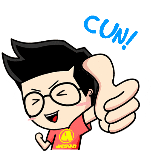 Cun Thumbs Up GIF by Acson Malaysia - Find & Share on GIPHY