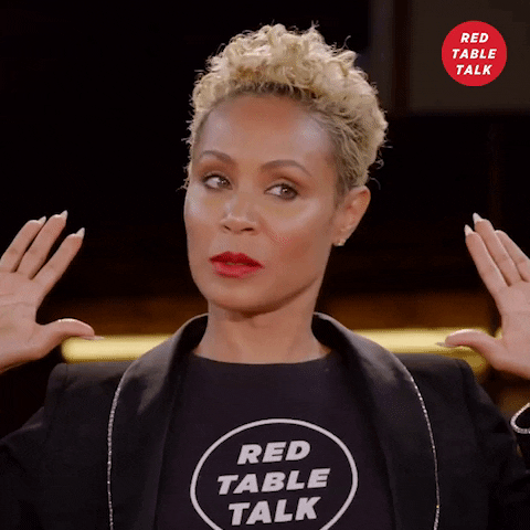 Jada Pinkett Smith GIF by Red Table Talk - Find & Share on GIPHY