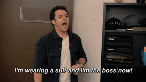 Yelling The Boss GIF by What Just Happened??! - Find & Share on GIPHY