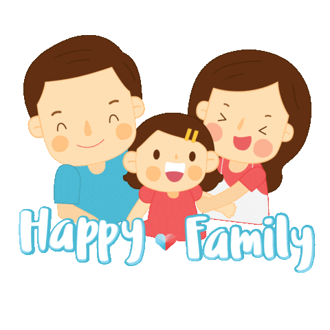 Happy Family Love Sticker by theasianparent for iOS & Android | GIPHY
