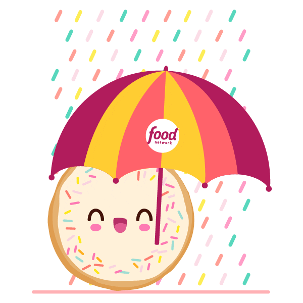 Rain Spring Sticker by Food Network for iOS & Android | GIPHY