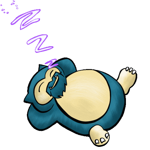 Pokemon Sleeping Sticker for iOS & Android | GIPHY