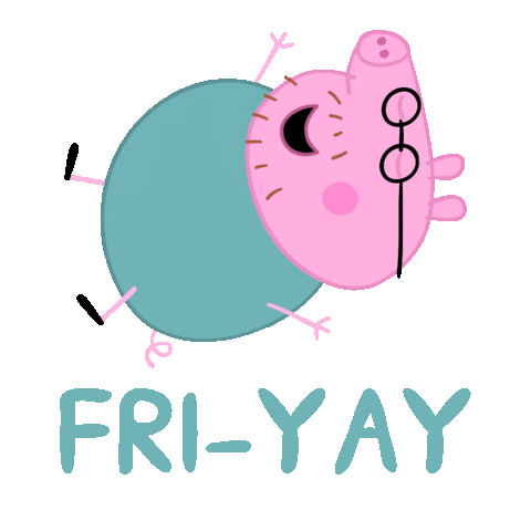Daddy Pig Friday Sticker by Peppa Pig for iOS & Android | GIPHY