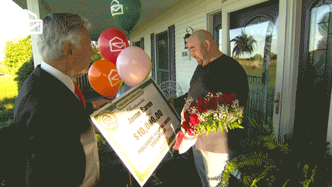 Bigcheck Debtfree GIF by Publishers Clearing House - Find & Share on GIPHY