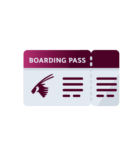 Qatar Airways Sticker for iOS & Android | GIPHY