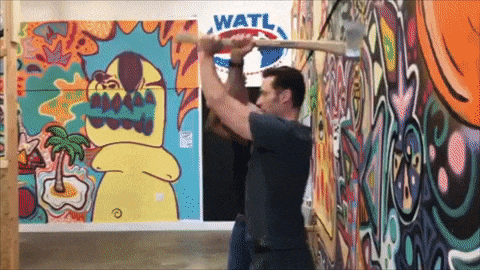 Hugh Jackman Throw GIF by Bad Axe Throwing - Find & Share on GIPHY