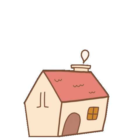 House Home Sticker by Puspa Linda Hapsari for iOS & Android | GIPHY