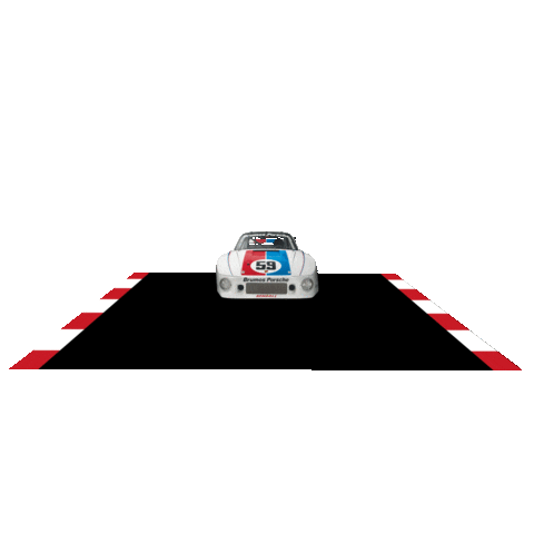 Classic Car Racing Sticker by thebrumoscollection for iOS & Android | GIPHY