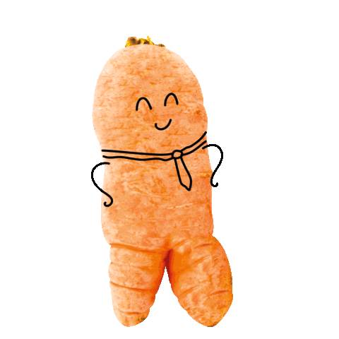 Happy Carrot Sticker by Kromkommer for iOS & Android | GIPHY