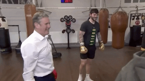 Labour Boxing GIF by GIPHY News - Find & Share on GIPHY