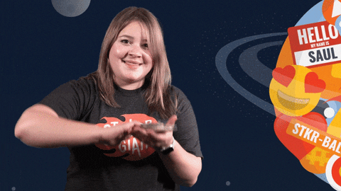 Excited Hand Outs Gif By Sticker - Find & Share on GIPHY