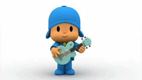 Guitar GIF by Pocoyo - Find & Share on GIPHY
