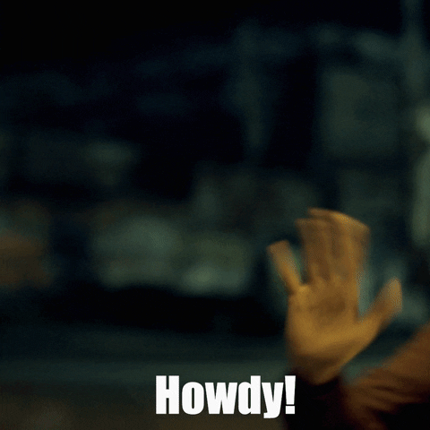 Wave Hello GIF by SlapNutsComedy - Find & Share on GIPHY