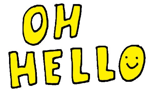 Oh Hello Smile Sticker by teganiversen for iOS & Android | GIPHY