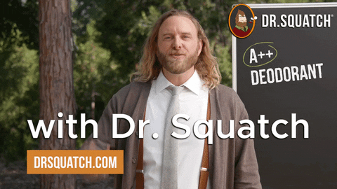 Sasquatch Deodorant GIF by DrSquatchSoapCo - Find & Share on GIPHY
