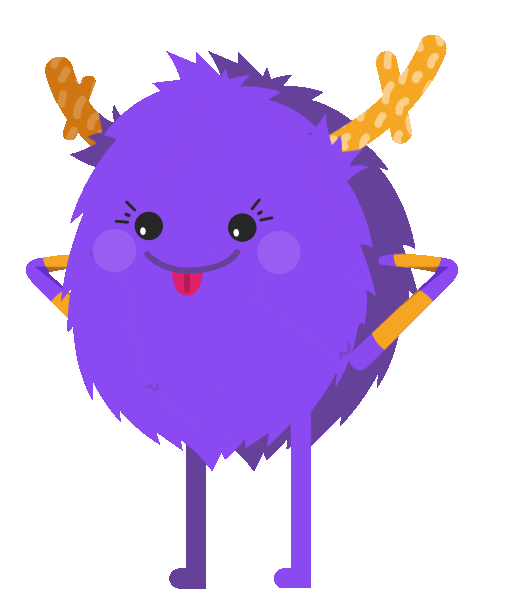 Happy Monster Sticker by Fave Indonesia for iOS & Android | GIPHY