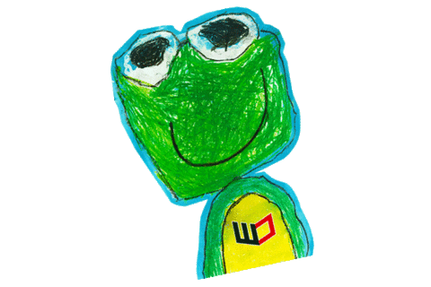 Flipthefrog Wdflip Sticker by Webb Doucette for iOS & Android | GIPHY