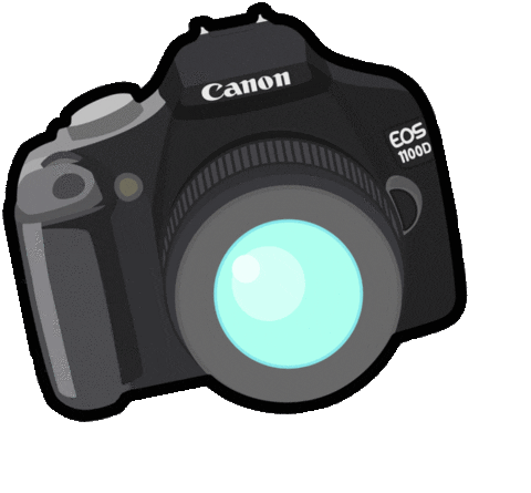 Camera Canon Sticker by STRND BREDA for iOS & Android | GIPHY