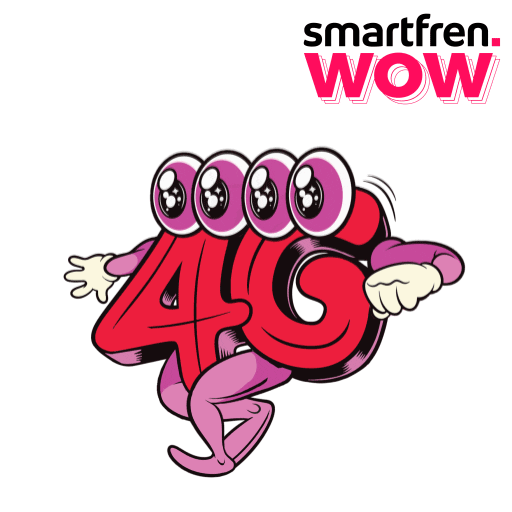 Emoticon Wow Sticker by Smartfren 4G for iOS & Android | GIPHY