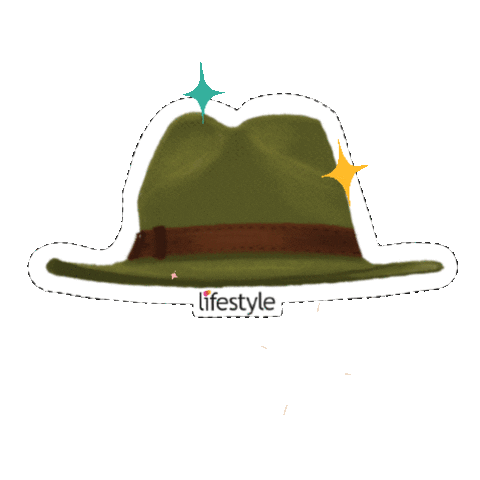 Hat Headpiece Sticker by Lifestyle Store for iOS & Android | GIPHY