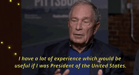 Michael Bloomberg GIF - Find & Share on GIPHY
