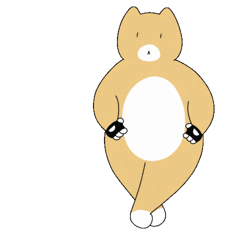 Happy Fat Cat Sticker for iOS & Android | GIPHY