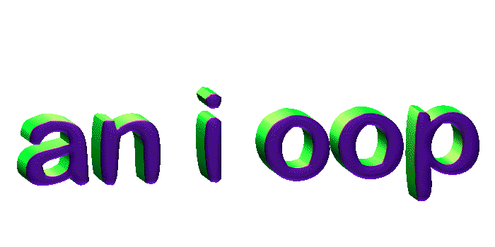 3D And I Oop Sticker by bangerooo for iOS & Android | GIPHY