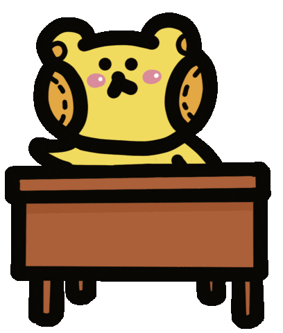 Student Study Sticker by Playbear520_TW for iOS & Android | GIPHY
