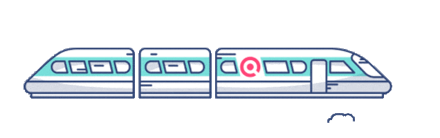 Train Zug Sticker by Qixxit for iOS & Android | GIPHY