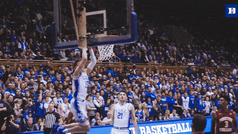 College Basketball Dunk GIF by Duke Men's Basketball - Find & Share on ...
