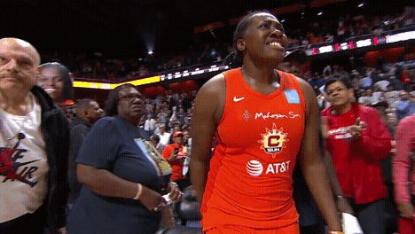 Excited Womens Basketball GIF by WNBA - Find & Share on GIPHY