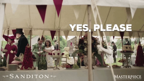 Treat Yourself Yes Please GIF by MASTERPIECE | PBS - Find & Share on GIPHY