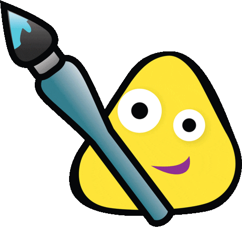 Art Artist Sticker by CBeebies HQ for iOS & Android | GIPHY
