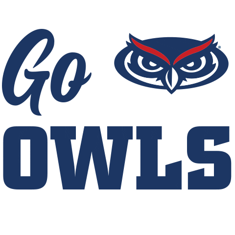 Transparency Go Owls Sticker by Florida Atlantic University for iOS ...