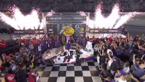 Happy Denny Hamlin GIF by NASCAR - Find & Share on GIPHY
