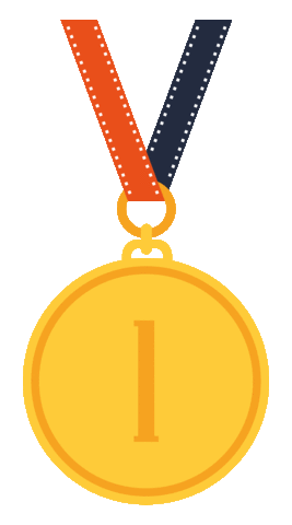 Gold Winner Sticker by Irene Schouten for iOS & Android | GIPHY