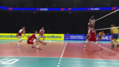 Action Defense GIF by Volleyball World - Find & Share on GIPHY