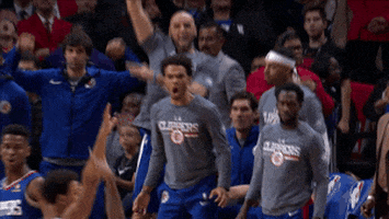 Lets Go Player Bench GIF by NBA - Find & Share on GIPHY