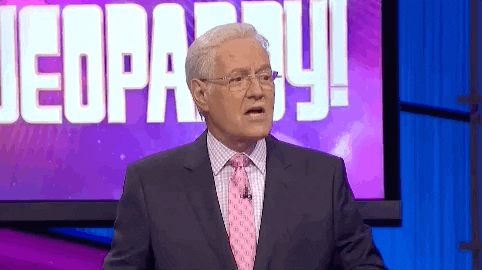 Alex Trebek GIF by Jeopardy! - Find & Share on GIPHY