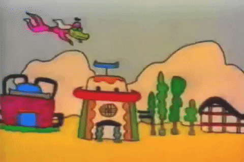 Flying Sesame Street GIF by Jason Clarke - Find & Share on GIPHY