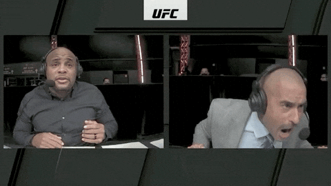 Daniel Cormier Reaction GIF by UFC - Find & Share on GIPHY