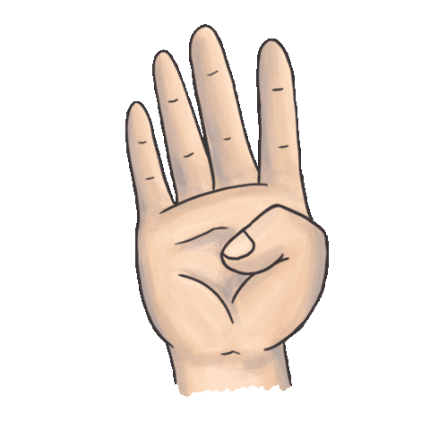 Hand Finger Sticker By Sticker for iOS & Android | GIPHY