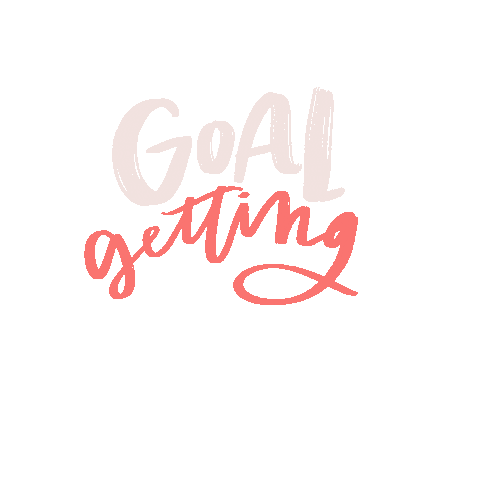 Goals Lettering Sticker by Activator Co. for iOS & Android | GIPHY