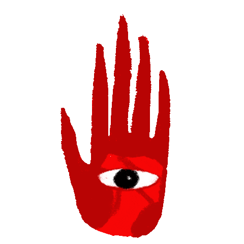 Eye Hand Sticker by hduartesn for iOS & Android | GIPHY