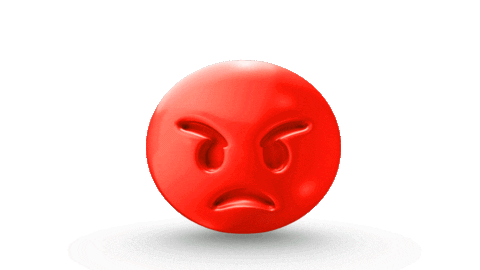 Angry 3D Sticker by IQ Animation Studio for iOS & Android | GIPHY