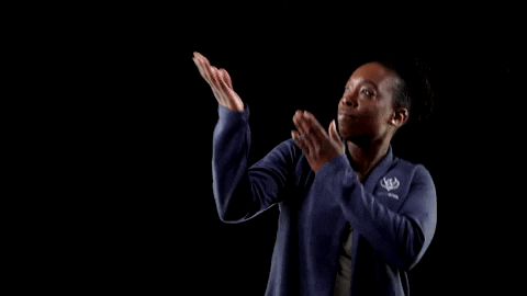 Happy Black Woman GIF by Ennov-Action - Find & Share on GIPHY