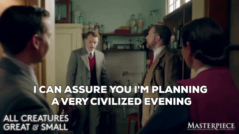 Dinner Party GIF by MASTERPIECE | PBS - Find & Share on GIPHY