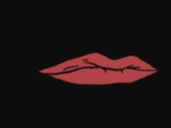 Red Lips Smile GIF by Boy Tillekens - Find & Share on GIPHY
