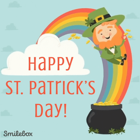 St Patricks Day Rainbow GIF by Smilebox - Find & Share on GIPHY