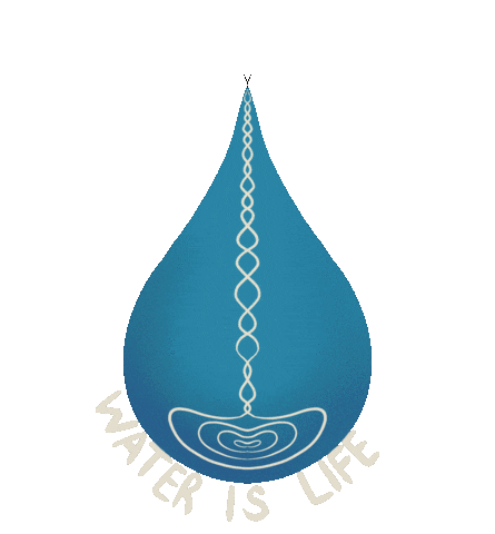 Water Is Life Sticker by kihew awasis for iOS & Android | GIPHY